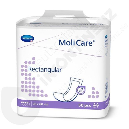 Molicare Rectangular 4 Drops 20 x 60 cm